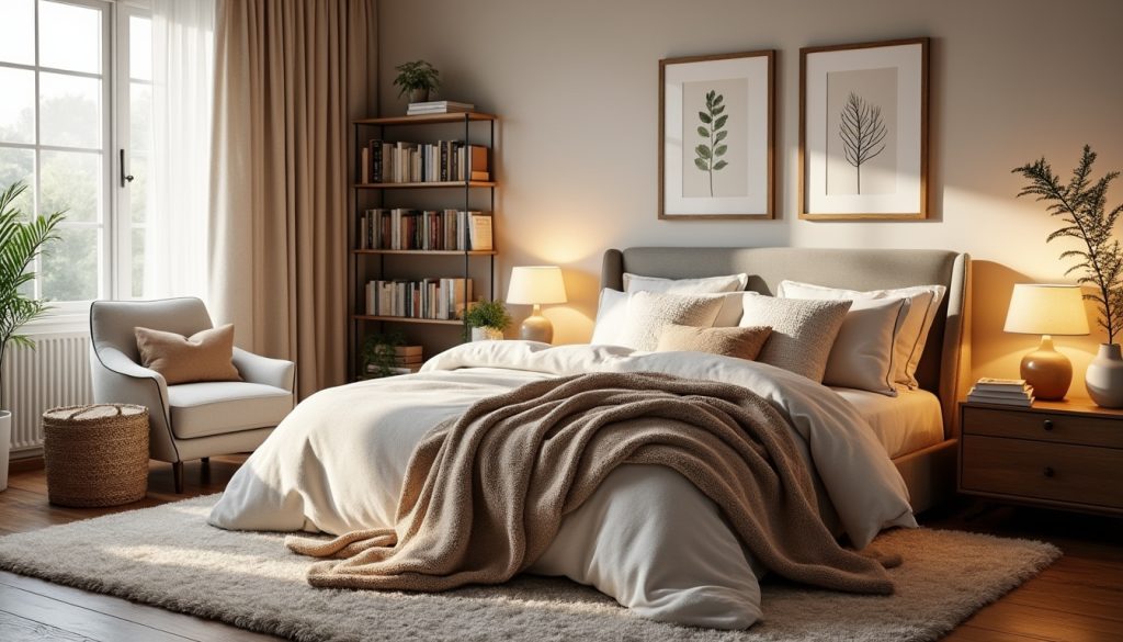 Créez une chambre cocooning : 5 astuces pour un espace chaleureux